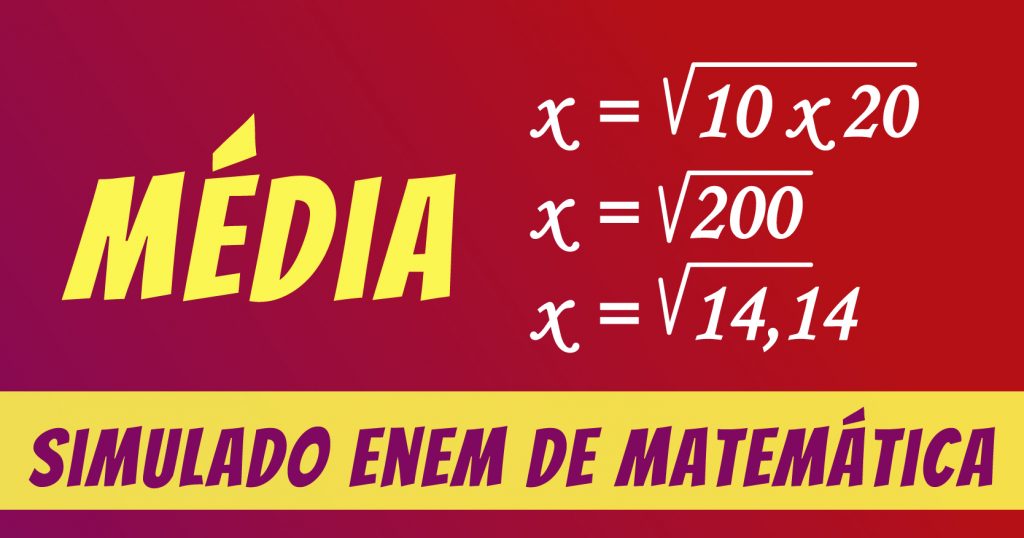 Média - Simulado de Matemática para o Enem - Curso Enem Gratuito