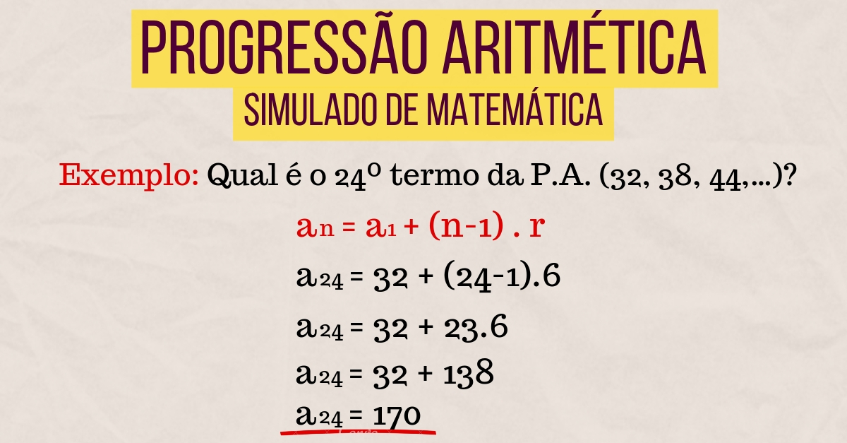 Upf 2019 De Uma Progressão Aritmética - EDUCA